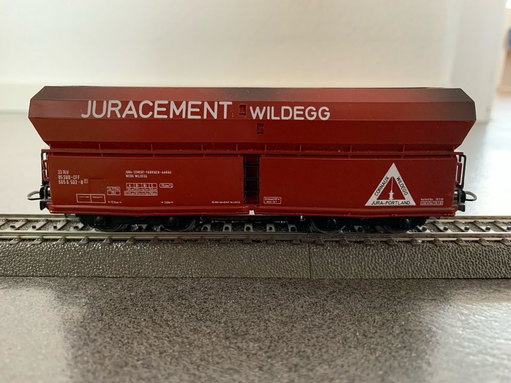Märklin 4691 Güterwagen JURACIMENT Wildegg H0 AC in OVP (Gebraucht) in ...