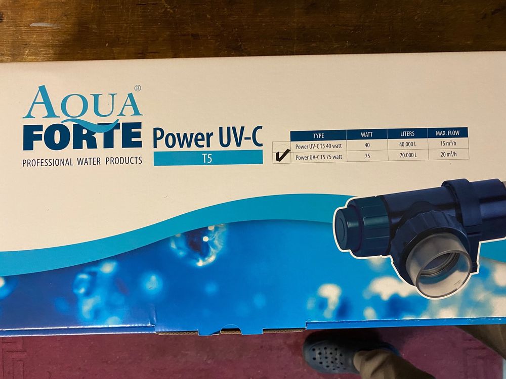 Aquaforte Power UVC 40W (Neu (gemäss Beschreibung)) in Rothenhausen für ...