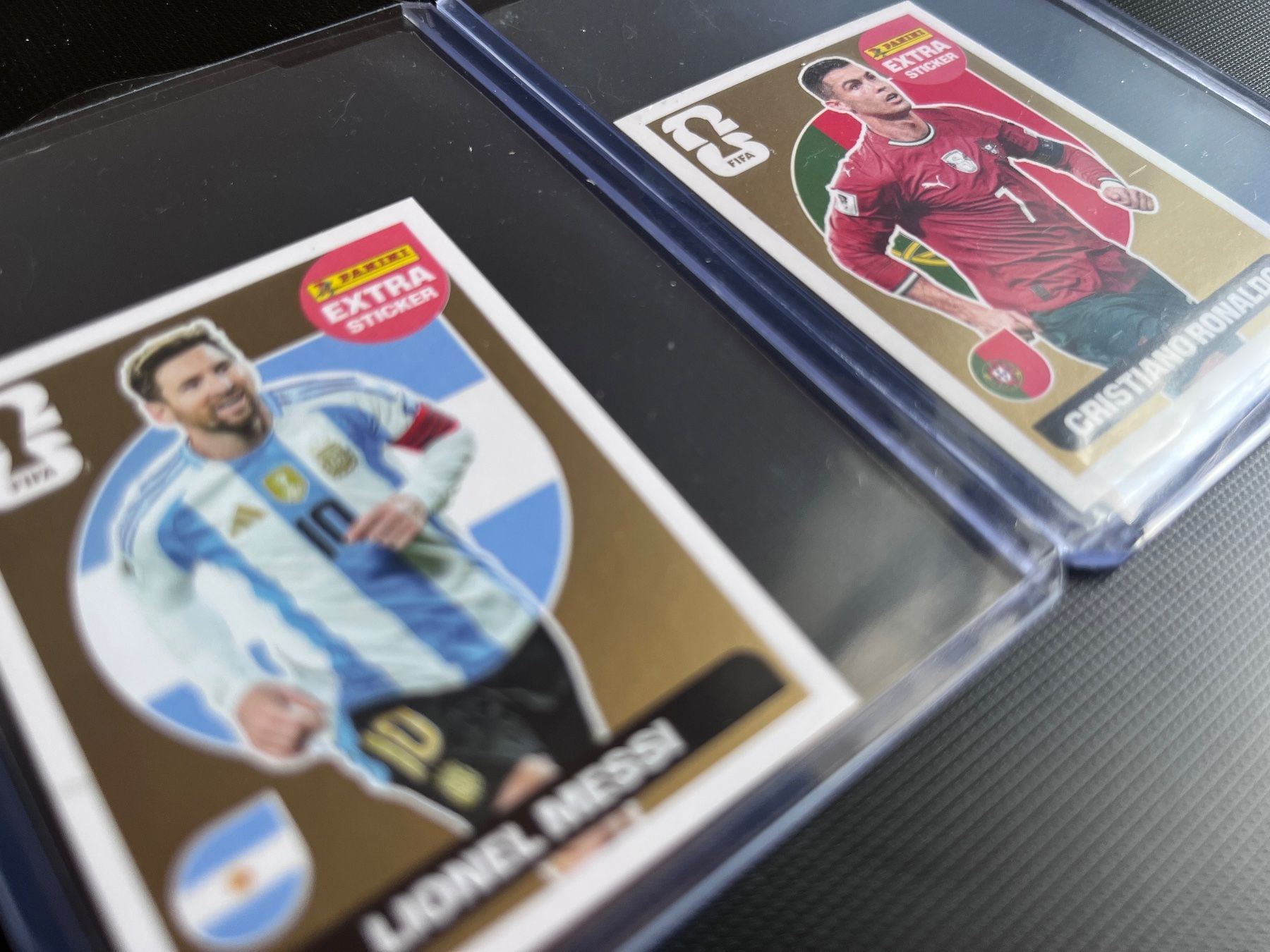 Messi & Ronaldo Gold Panini Extra Stickers 2026 (Neu (gemäss ...