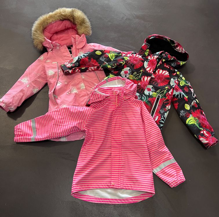 Reima Jacken Gr. 122 (2x Winterjacken und 1x Regenjacke) (Gebraucht) in ...
