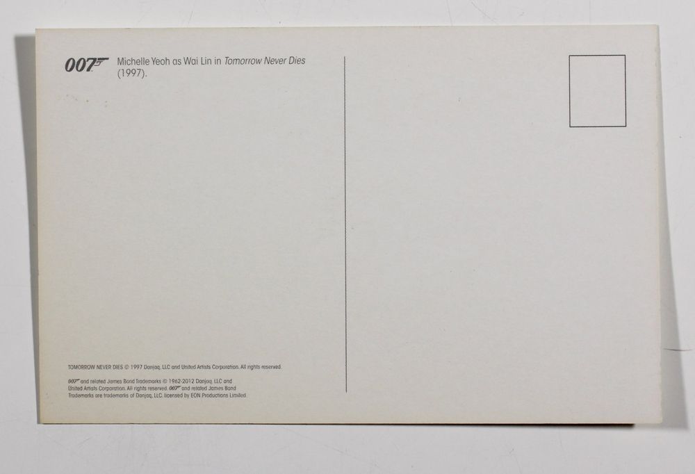 Postkarte James Bond 007 Bondgirl Michelle Yeoh OSCAR 2023 (Neu (gemäss ...