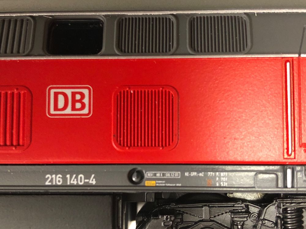 Märklin 36218, Diesellok, BR 216 der DB, mfx-Digital Code 72 (Gebraucht ...