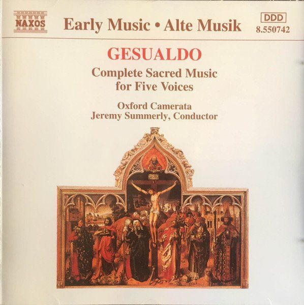 Jeremy Summerly, Deborah Mackay, Carys-Anne Lane - Gesualdo (D'occasion ...