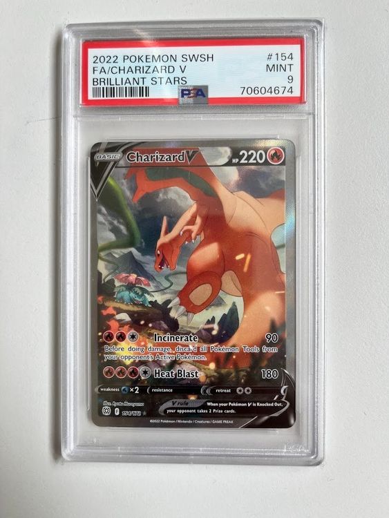 Pokemon Charizard Brilliant Stars PSA 9 | Kaufen auf Ricardo