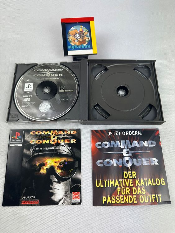 Playstation 1 PSX PS1 Command and & Conquer Teil 1 OVP CIB (Gebraucht ...