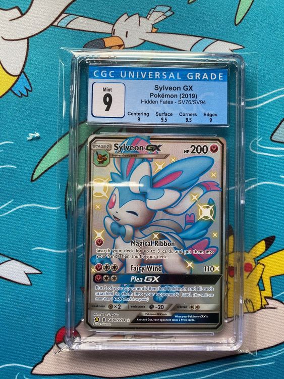 CGC 9 Shiny Sylveon GX Pokemon Card EN | Kaufen auf Ricardo