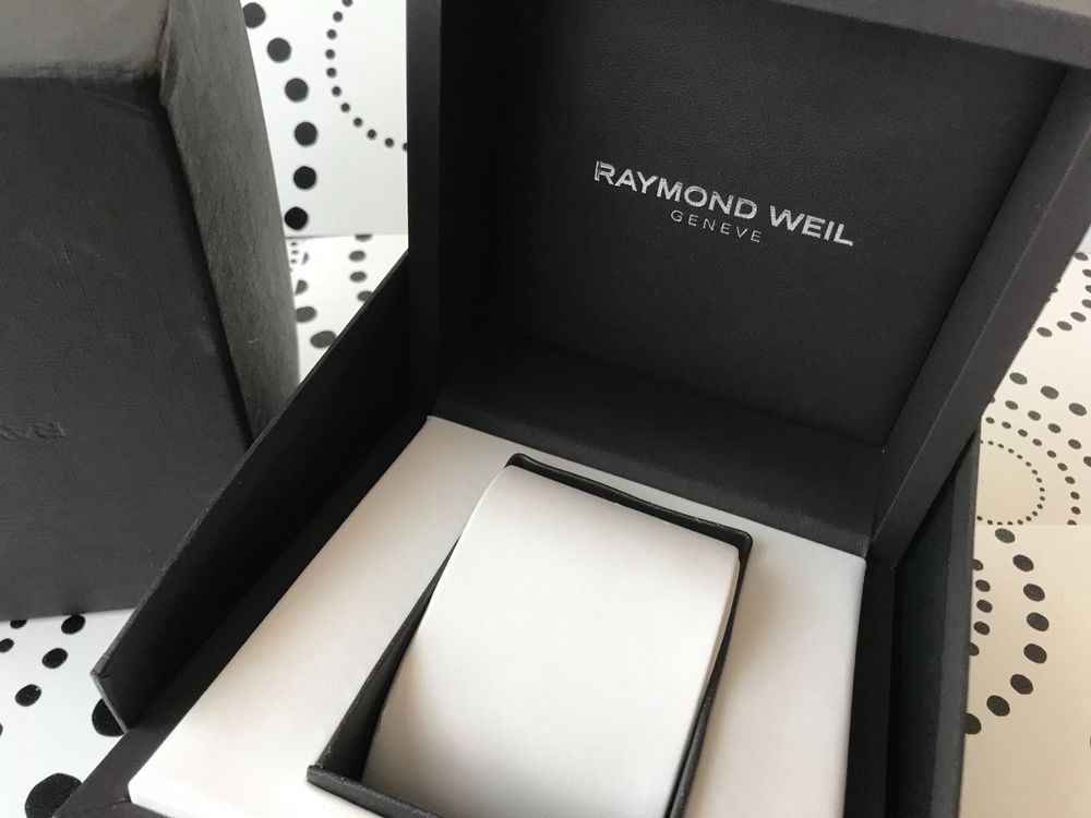 RAYMOND WEIL ORIGINAL - WATCH CASE BOX ECRIN SCHACHTEL !!! | Kaufen auf ...