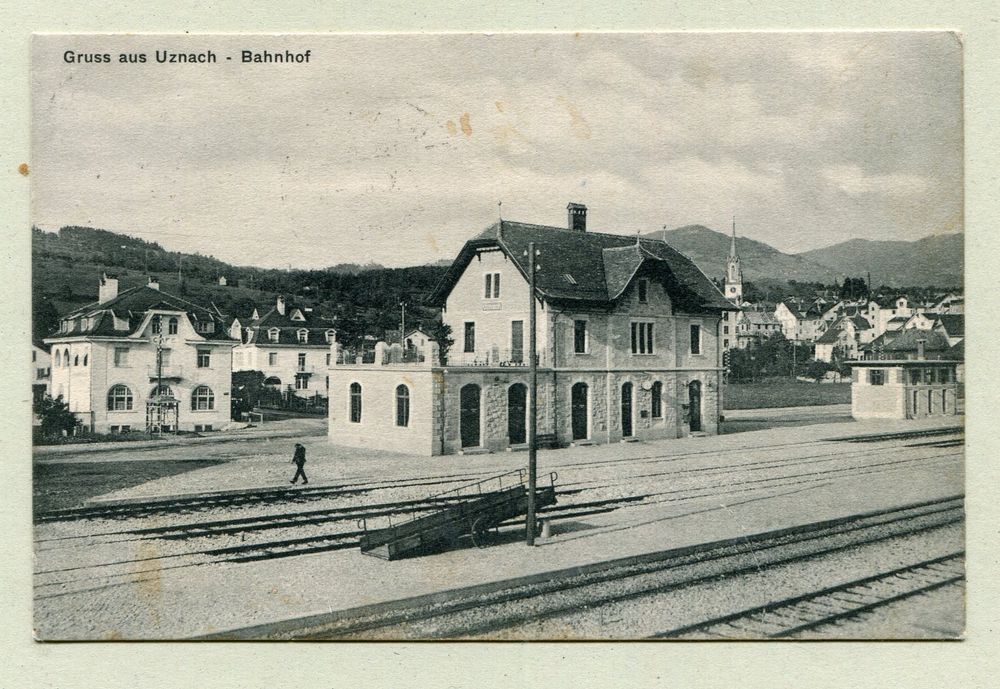 Uznach Bahnhof 1910 | Kaufen auf Ricardo