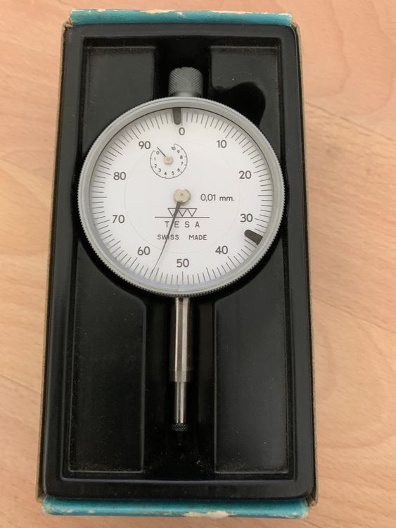 Messuhr TESA Weg 10 mm, Skala 0.01 mm (Gebraucht) in Lyss für CHF 13 ...