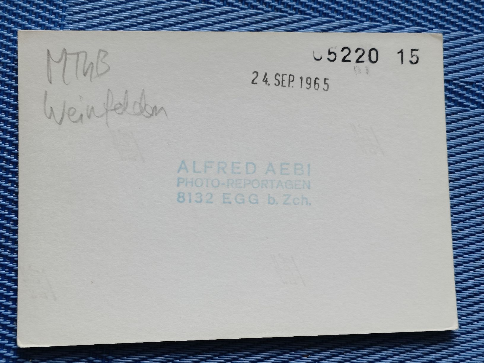 Altes Bahn Photo / MThB in Weinfelden Ausgabe 1965 (Gebraucht) in Brugg ...