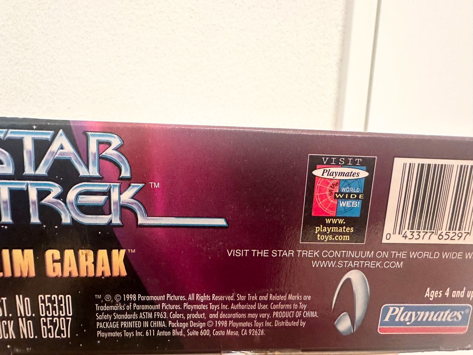 Star Trek Elim Garak Warp Factor Serie Neu 1998 vintage rar (Neu und ...