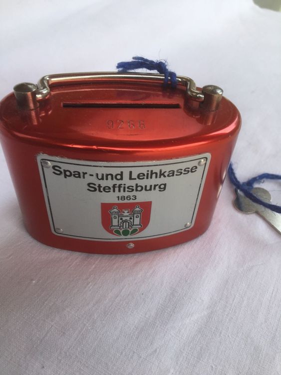 KÄSSELI MIT SCHLÜSSEL !! SPAR- & LEIHKASSE STEFFISBURG (Gebraucht) in Basel für CHF 35 – mit ...