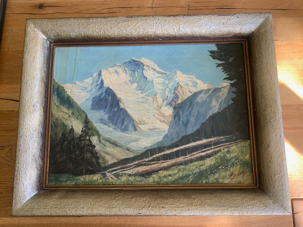 Öl Gemälde Signiert P .Studer | Kaufen auf Ricardo