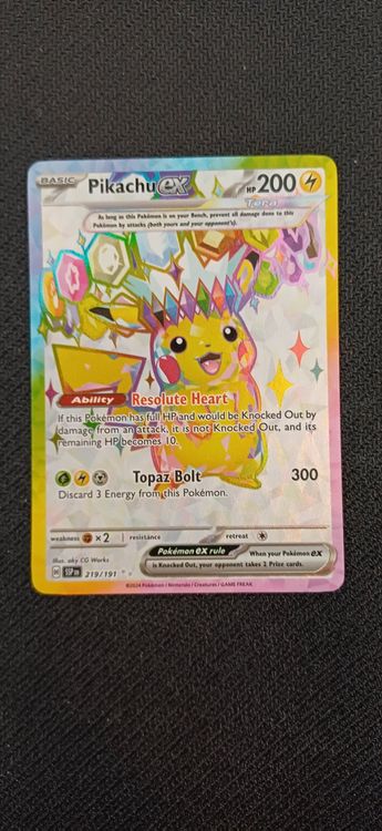 Pokemon Pikachu Ex #219 / Surging Sparks / ENG (Gebraucht) in ...