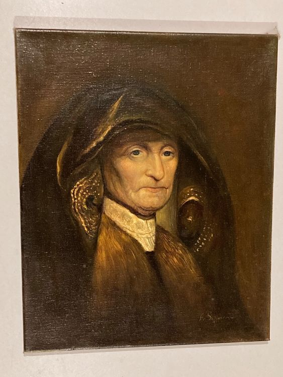 Frans Schoorman (1929-1982) Gemälde signiert Portrait Bild 3 (Gebraucht ...