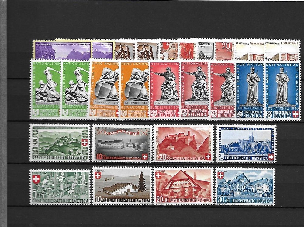 PP ** Restlot 1938 - 1945 Kat: CHF 112.- (Neu (gemäss Beschreibung)) in Basel für CHF 4 – mit ...