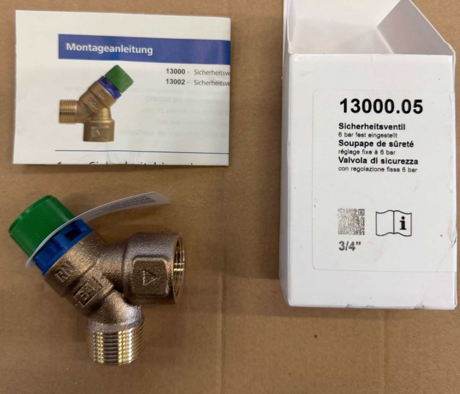 Sicherheitsventile 3/4 Zoll (6bar) Standart (Gebraucht) in Niedergösgen für CHF 35 – mit ...