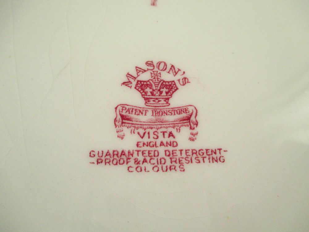 Grosser englischer Teller Platte Mason's Vista | Kaufen auf Ricardo