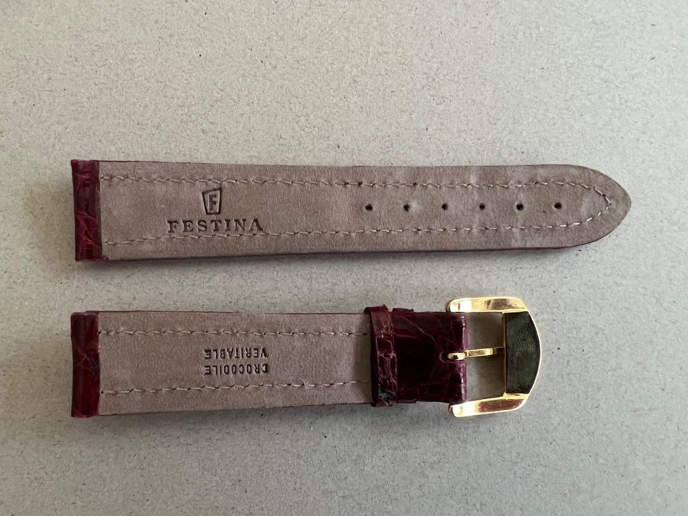 Festina Leder Uhrenarmband 20 mm (Neu (gemäss Beschreibung)) in Basel ...
