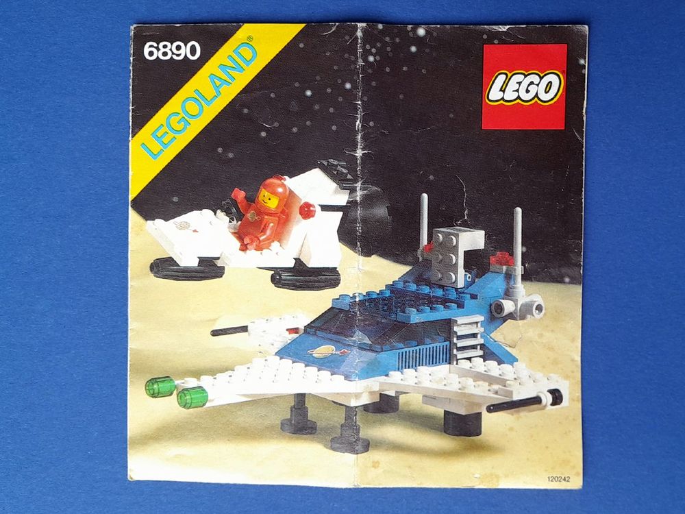 LEGO Bauanleitung 6890 Cosmic Cruiser 1982 Classic Space (D'occasion) à ...