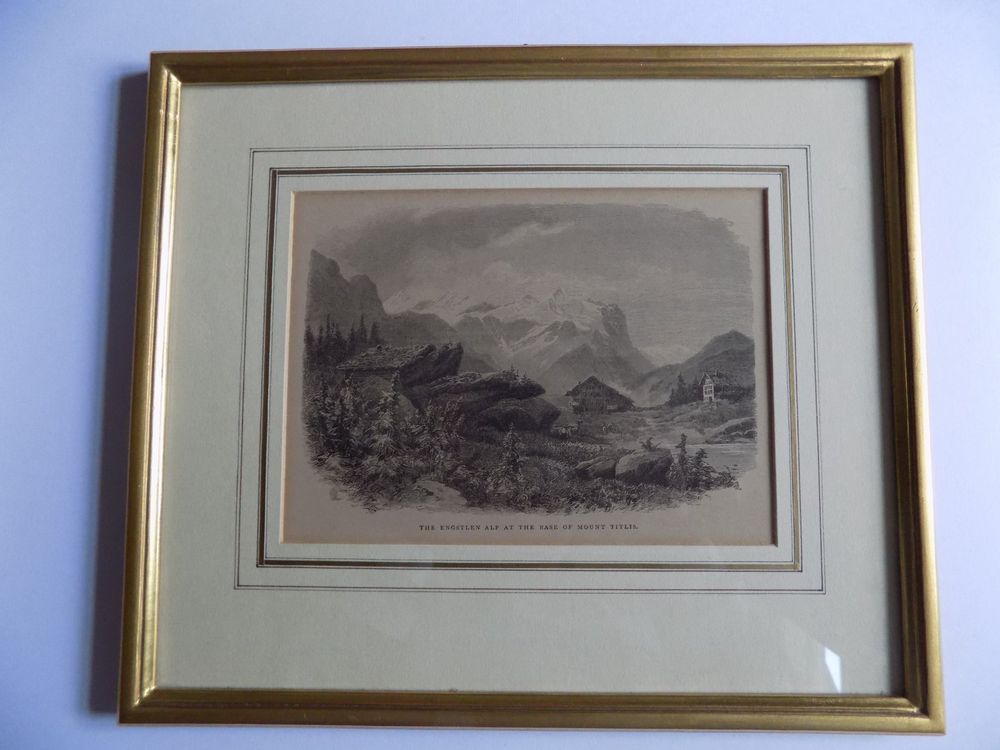 Engstlen Alp Titlis Goldrahmen (Gebraucht) in Risch für CHF 85 – mit ...