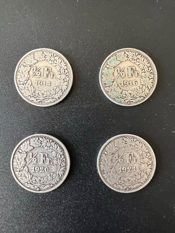 4 x 50 Rappen Silber | Kaufen auf Ricardo