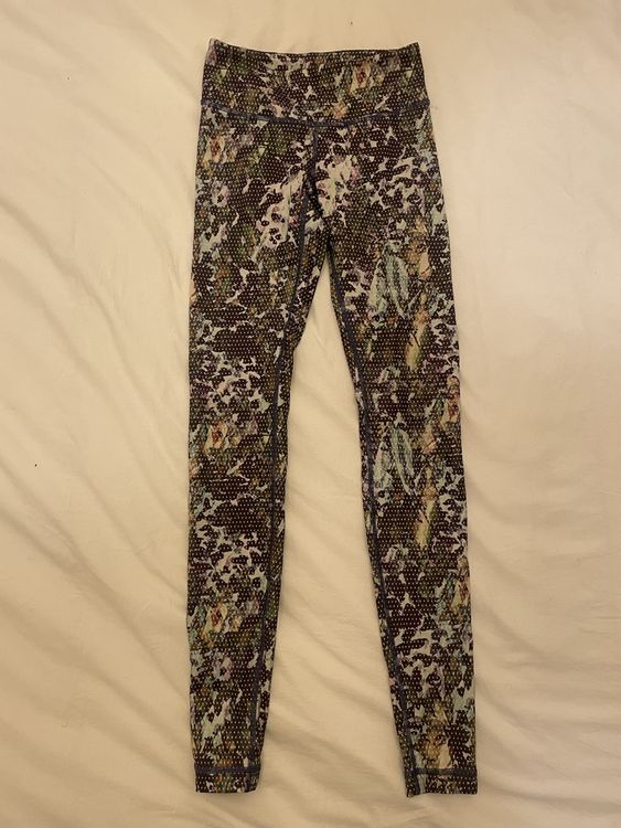 Lululemon Athletica Leggings Floral Size 2 Tight Fit (Neu (gemäss ...