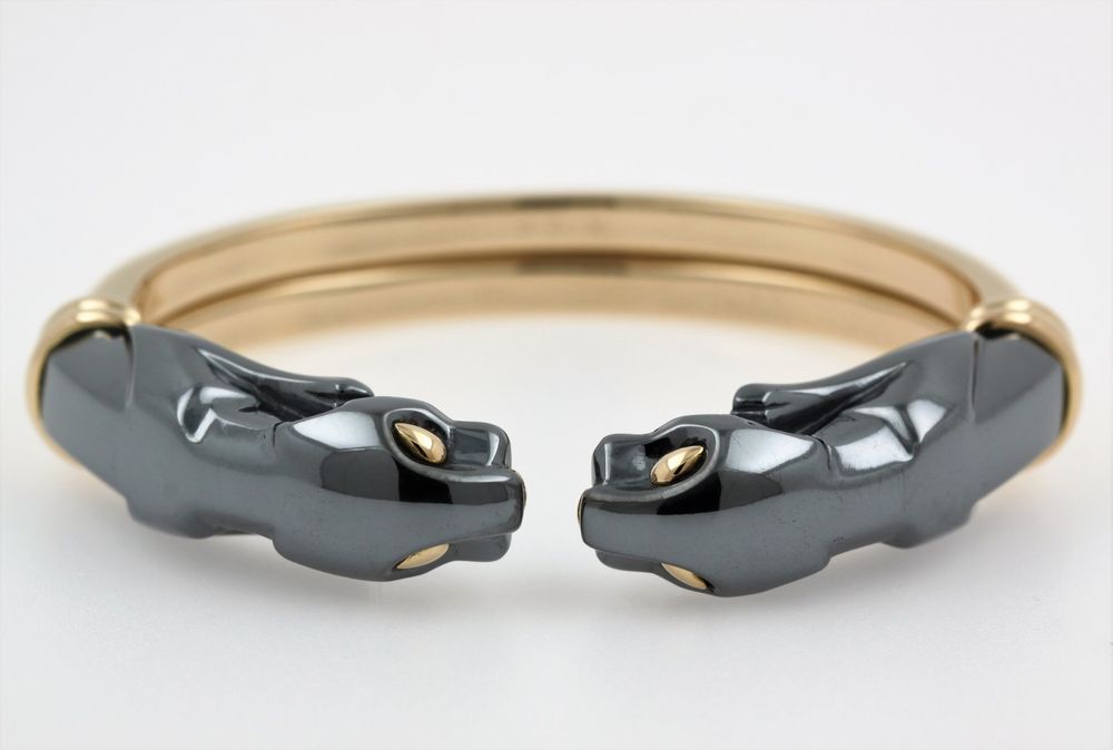 CARTIER Panthere Panther Silverium Bracelet 15 Service S3909 (Gebraucht ...