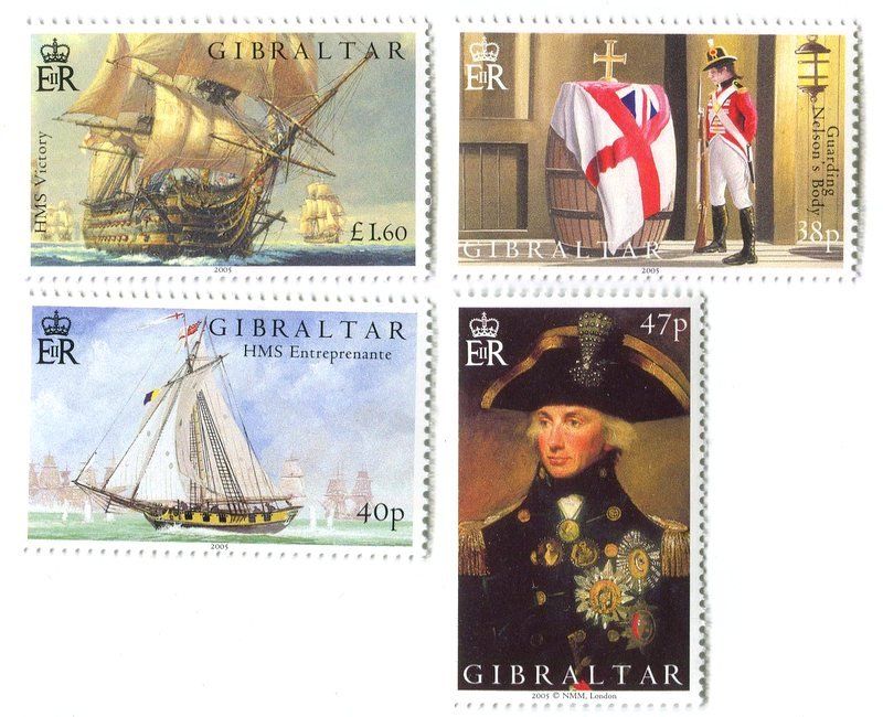 Briefmarken "Schiffe. Nelson". Gibraltar | Kaufen auf Ricardo