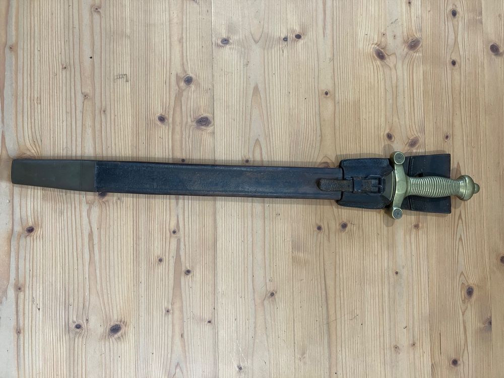 Faschinenmesser 1842/52 Ordonnanz Armee Jg 1891 Lederscheide (Gebraucht) in Gelterkinden für CHF ...
