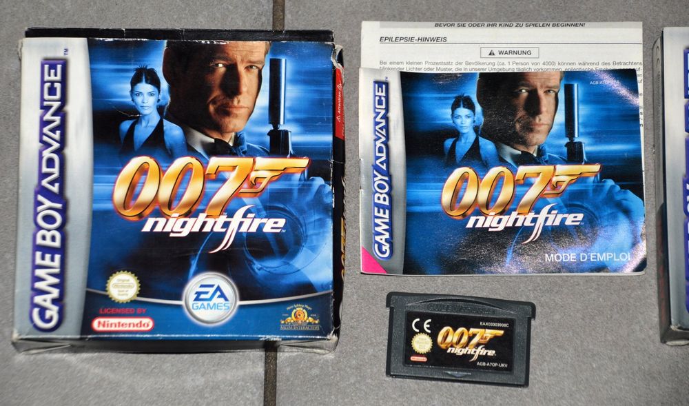 007 Nightfire / Max Payne Game Boy Advance (Gebraucht) in Collonges für ...