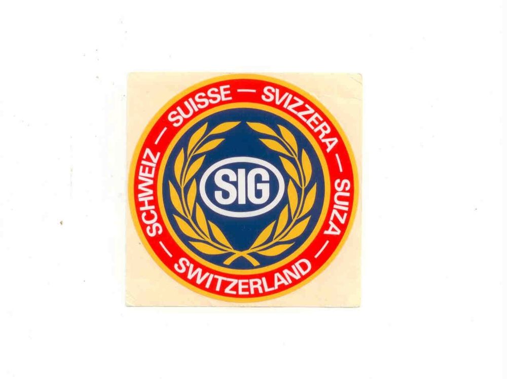 Sticker/Aufkleber SIG Schweiz (Neu (gemäss Beschreibung)) in Neuhausen ...