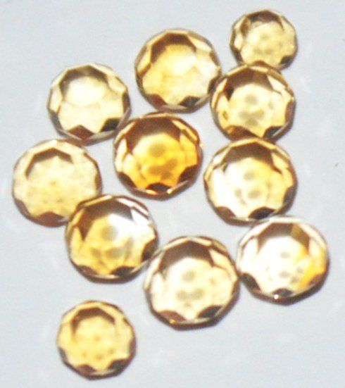 Mineralien Set L-6310 - 11 Stück Citrin facettiert 3x3 bis 4 (Neu und ...