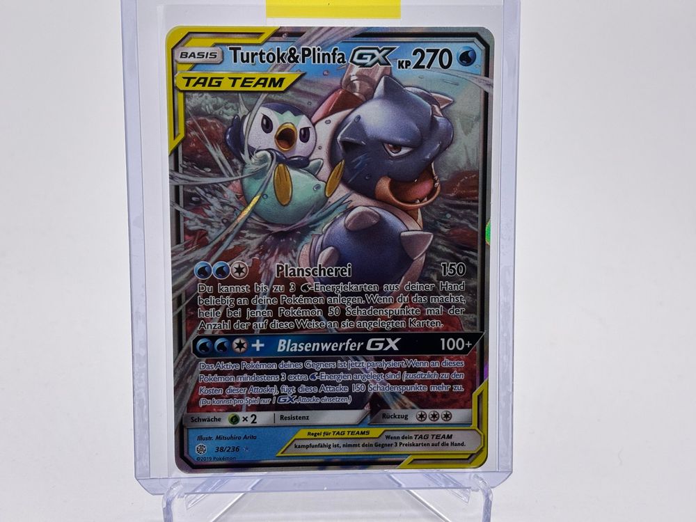 Welten im Wandel - Blastoise & Piplup GX (CEC 38) - DE (Neu (gemäss ...