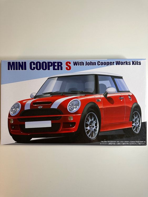 Mini Cooper S - 1:24 Modelbausatz von Fujimi (Neu und originalverpackt ...
