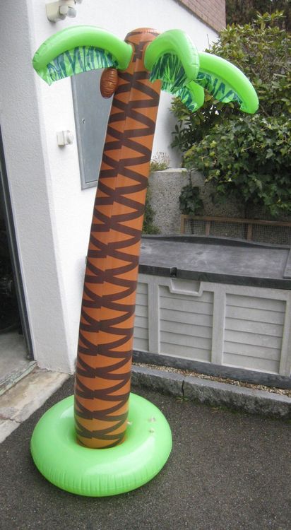 3 x Aufblasbare Palme, coole Pool Deko, Dekopalme PVC | Kaufen auf Ricardo