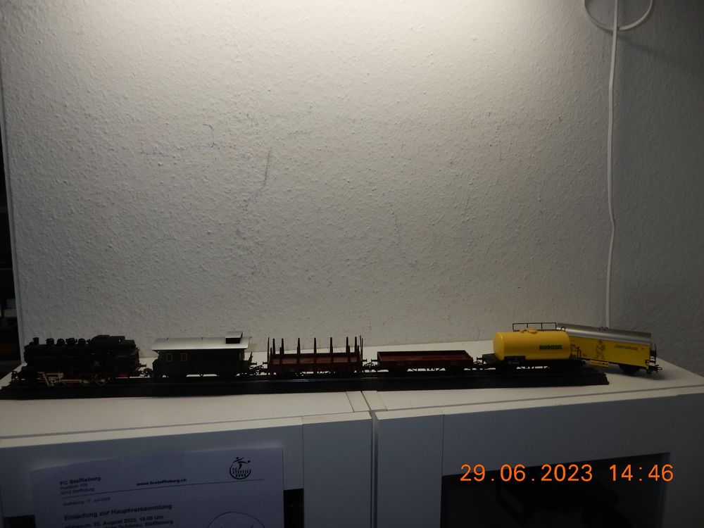 1 Dampflok DB 81 002 Delta Decoder mit 5 Güterwagen Märklin | Kaufen auf Ricardo