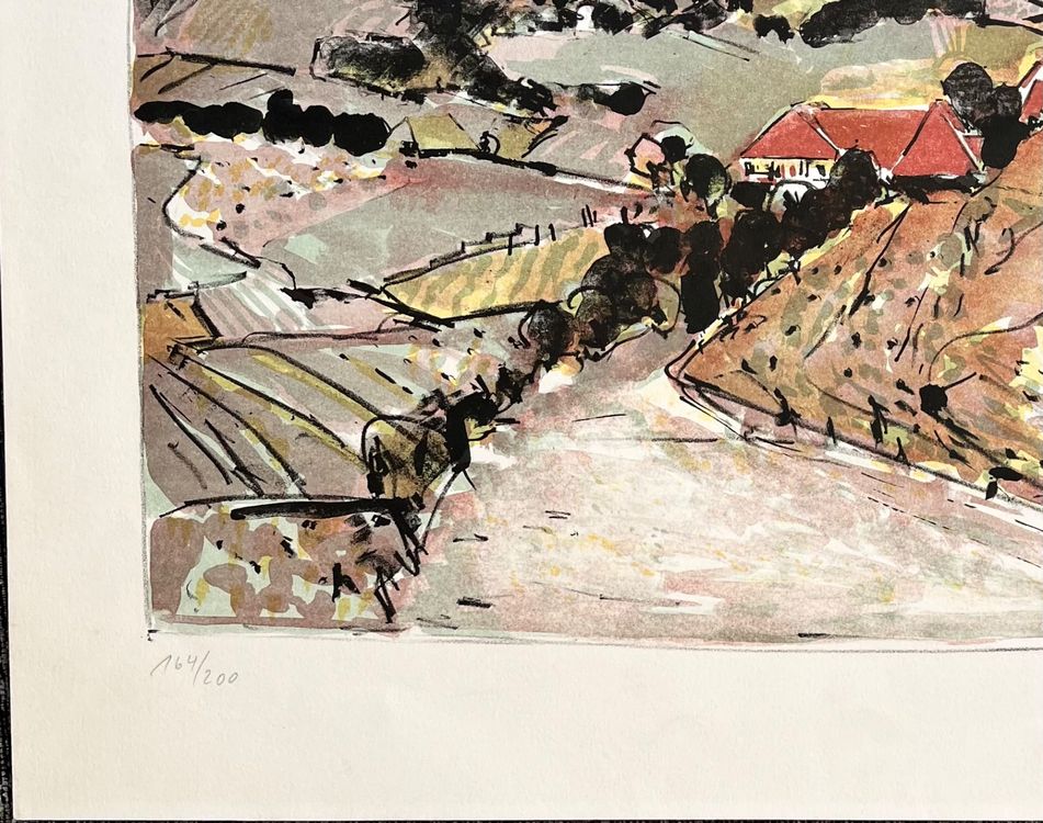 Fred Stauffer (1892-1980) Lithographie Handsigniert | Kaufen auf Ricardo