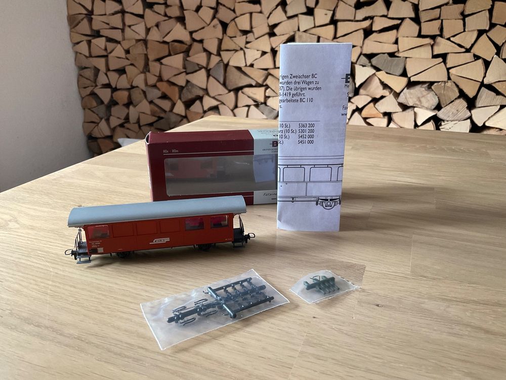 Wagon voyageurs Bemo RhB HOm (Neu (gemäss Beschreibung)) in Arzier-Le ...