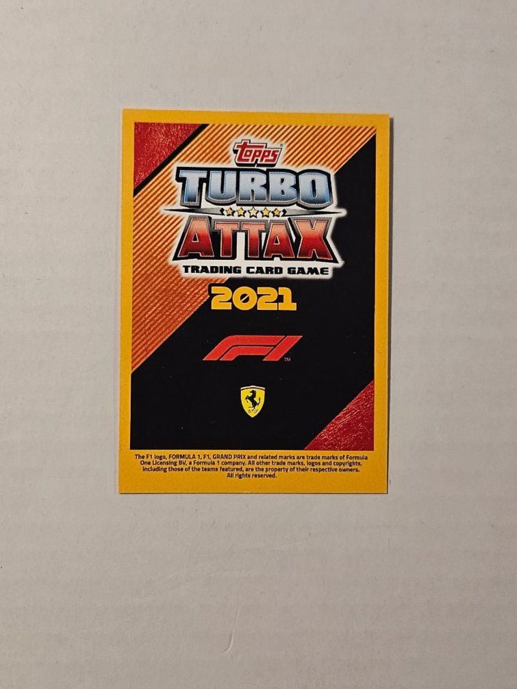 Charles Leclerc Turbo Attax F1 Karte 2021 Ferrari (Neu (gemäss ...