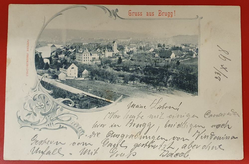 Gruss aus Brugg 1898 (Gebraucht) in Kreuzlingen für CHF 18 – mit Lieferung auf Ricardo kaufen