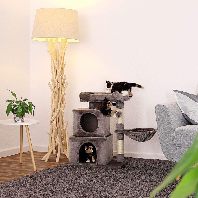 Kratzbaum Katzenbaum Stabiler Kletterbaum Spielhaus Turm 70 (Neu (gemäss Beschreibung)) in ...