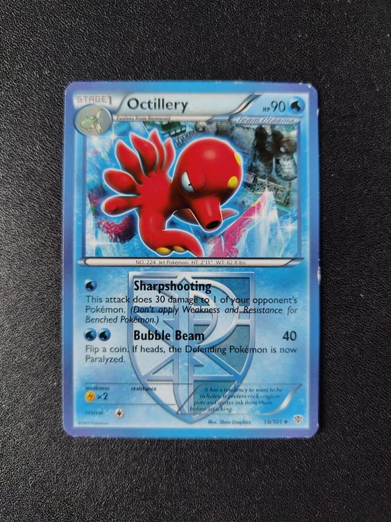 Octillery 19/101 Team Plasma Pokémon Plasma Blast 13 EN ab 1 (Gebraucht ...