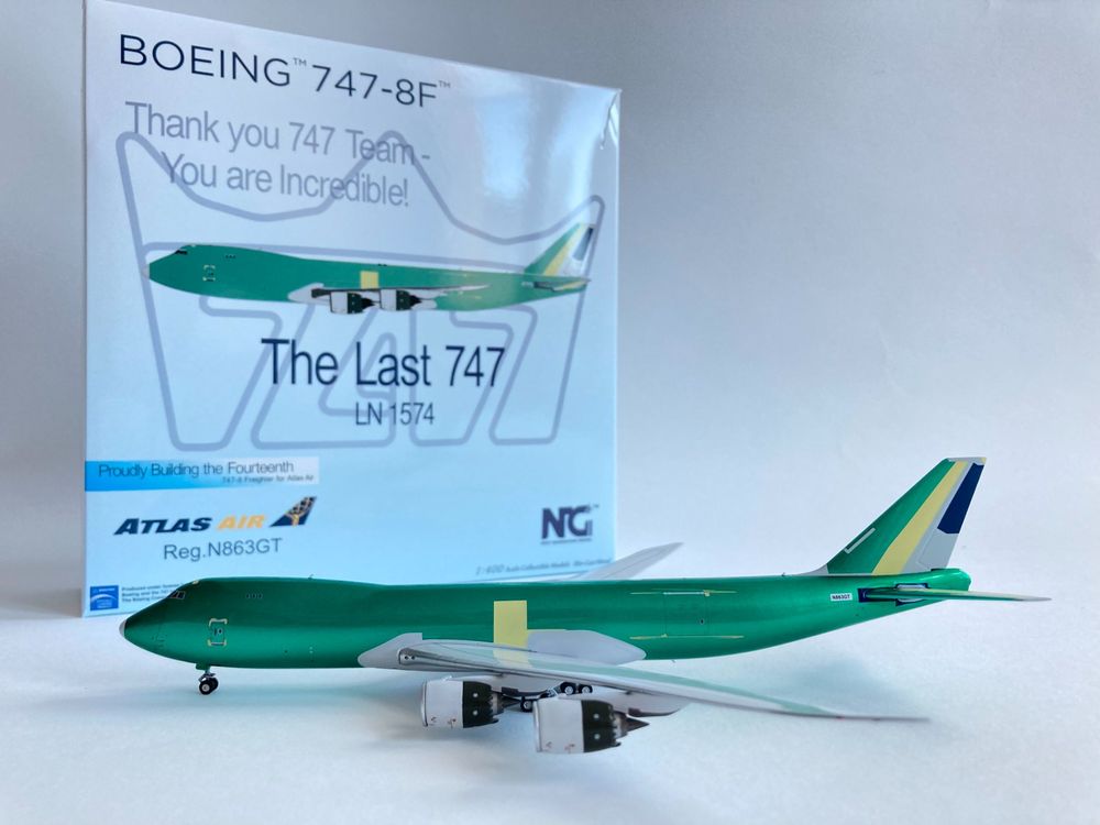 NG Models Boeing 747-8F "The Last 747" 1/400 | Kaufen auf Ricardo
