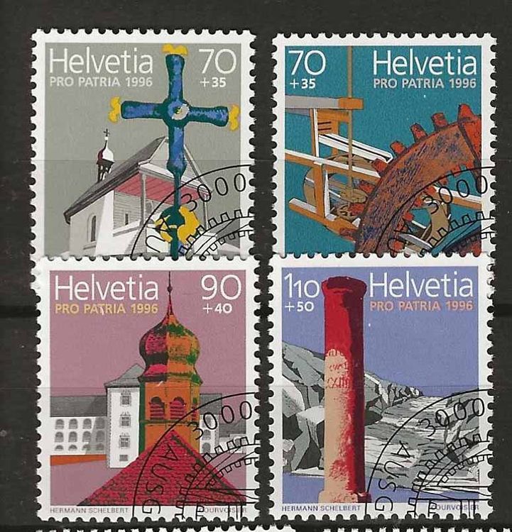 PP096 - Pro Patria 1996 1ER JOUR (Gebraucht) in Trélex für CHF 3 – mit Lieferung auf Ricardo kaufen