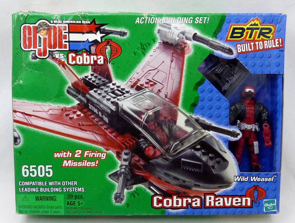 GI JOE VS. COBRA RAVEN WILD WEASEL 6505 LEGO LIKE SET 2003 (Neu (gemäss ...