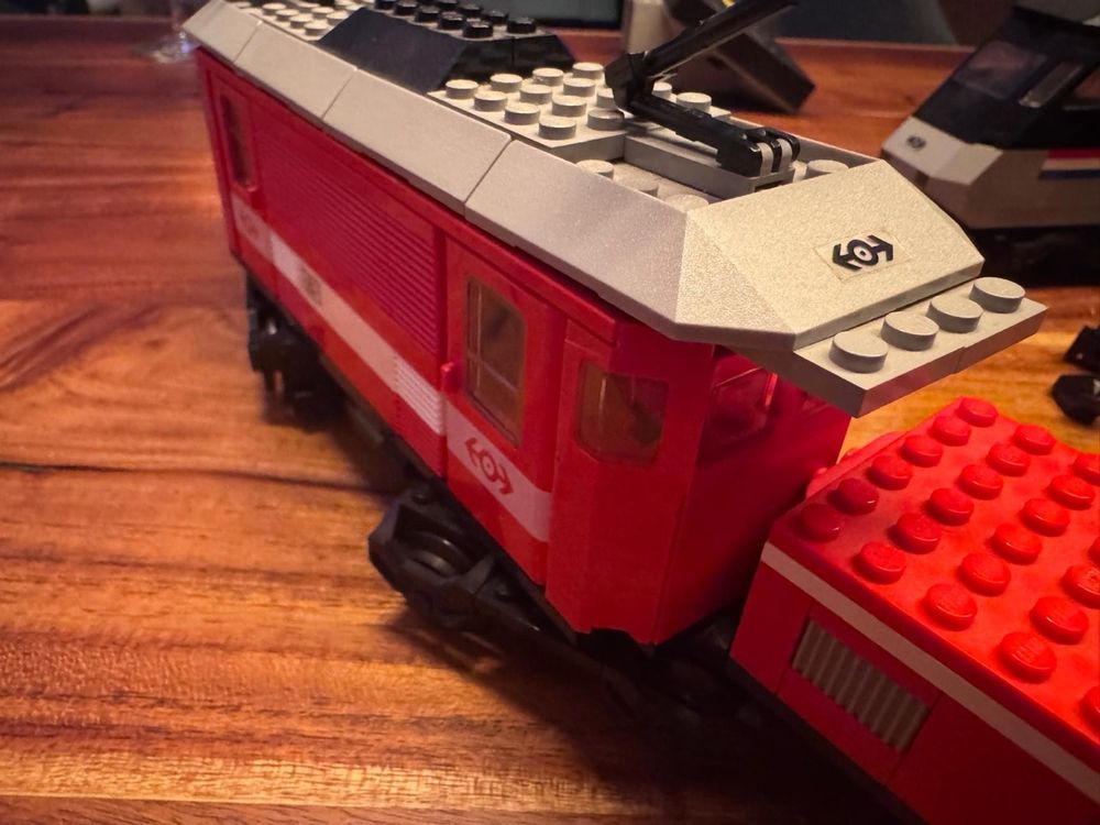 LEGO 4551 Eisenbahn Zug rot Vintage Rarität für Sammler! (Gebraucht) in ...