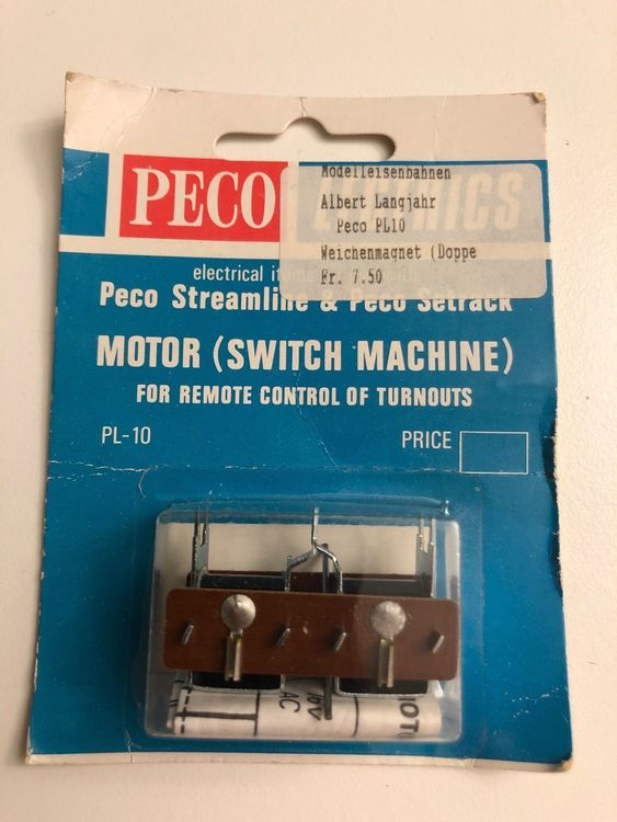 Peco PL-10 Weichenantrieb | Kaufen auf Ricardo
