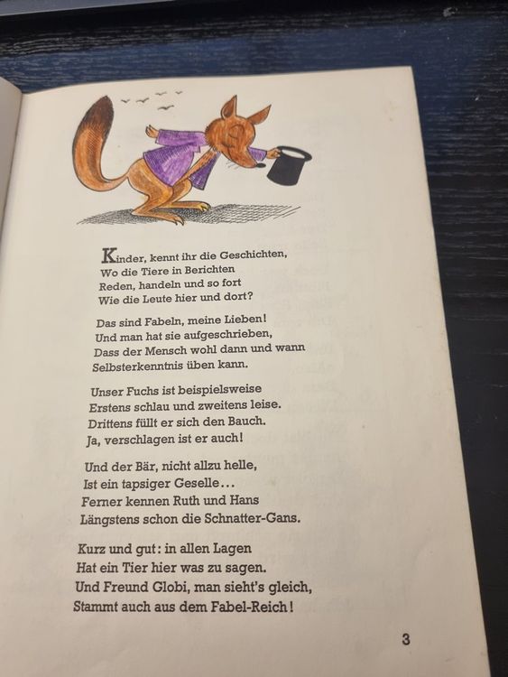 Aus Globis Fabelwelt, 1. Auflage, 1972 | Kaufen auf Ricardo