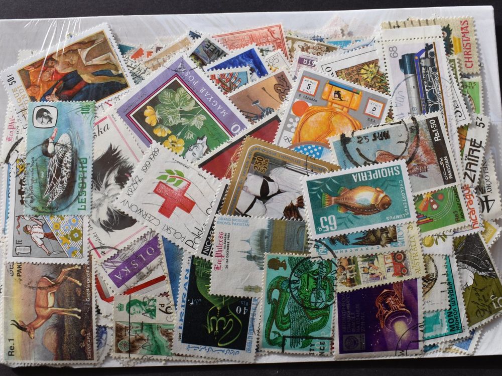 500 gestempelte Marken aus der ganzen Welt B1401H (Gebraucht) in ...